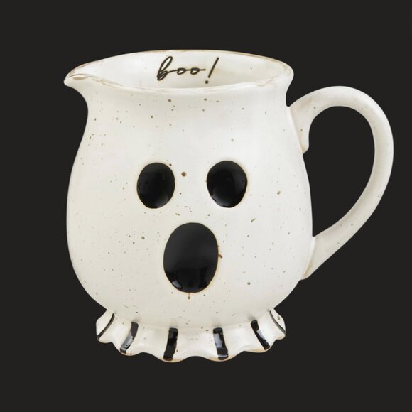 Mud Pie | Dining | Stoneware Ghost Shaped Pitcher | Poshmark